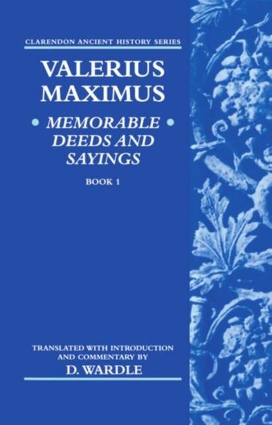 Valerius Maximus | 9780198150169 | Valerius Maximus | Boeken | bol.com