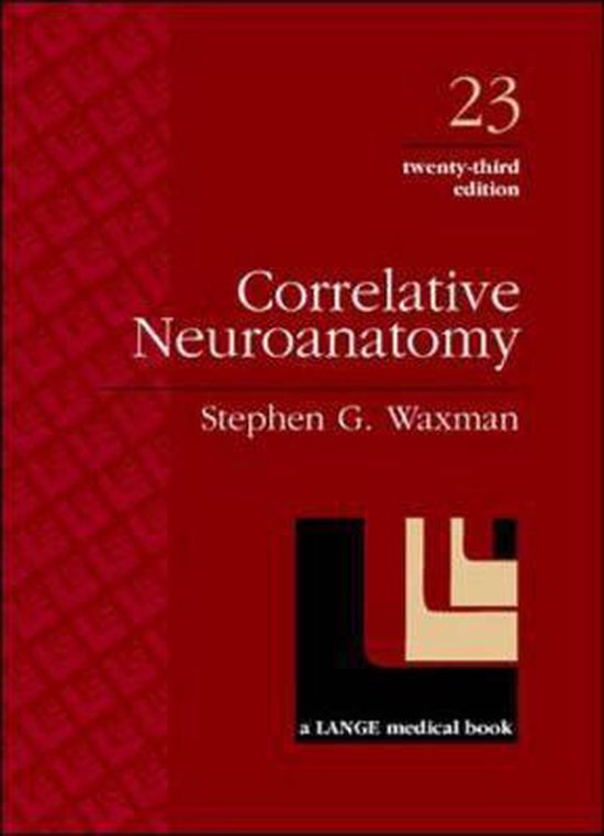 Correlative Neuroanatomy | 9780838514771 | Stephen G. Waxman | Boeken ...