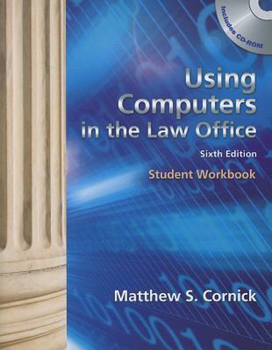 Workbook for Cornick's Using Computers in the Law Office, 6th | 9781439057124 |... | bol.com