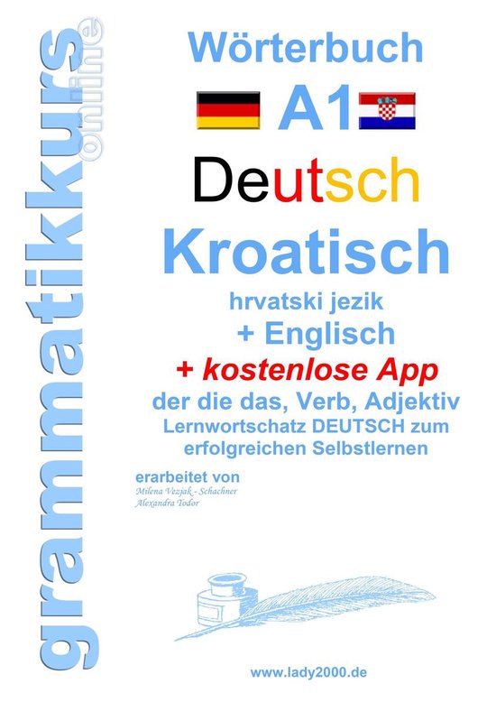 Wörterbücher Deutsch - KROATISCH - Englisch A1 A2 B1 B2 1 - Wörterbuch ...