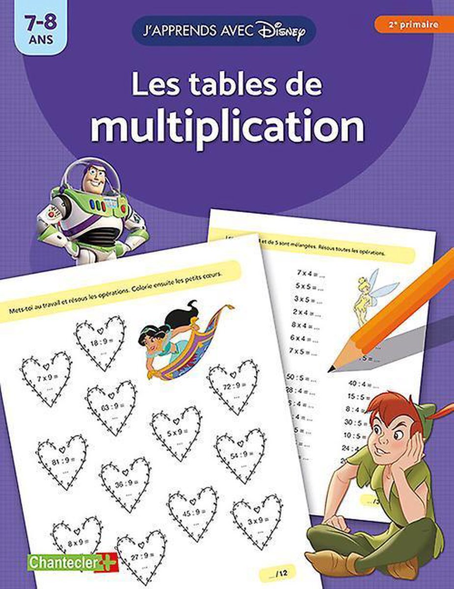 Disney J'apprends avec - Les tables de multiplication (7-8 a ...