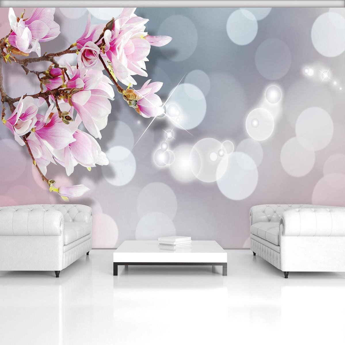 Fotobehang Vlies | Bloemen | Roze | 368x254cm (bxh) | bol.com