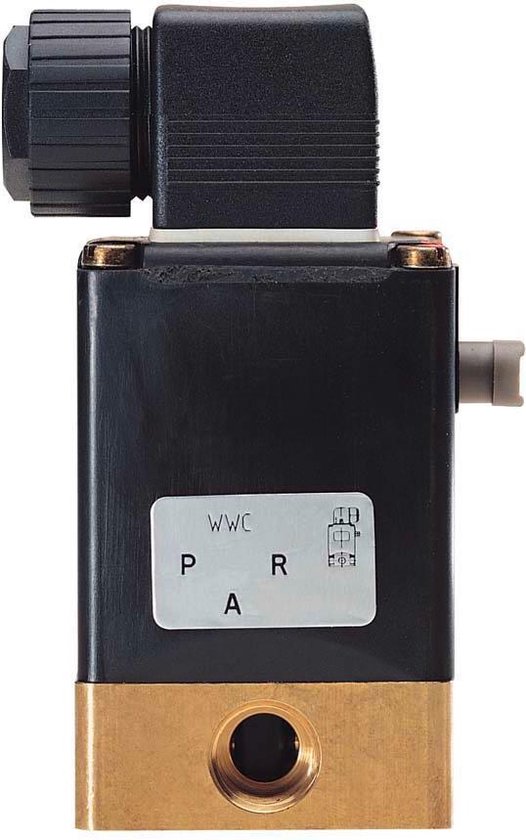 3/2 NC G1/4'' Messing 230VAC Magneetventiel 0330 41105 - 41105 | bol