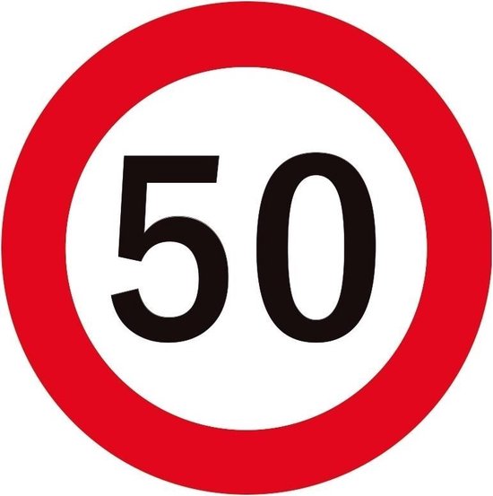 50 jaar versiering onderzetters/bierviltjes - 100 stuks - vijftig ...