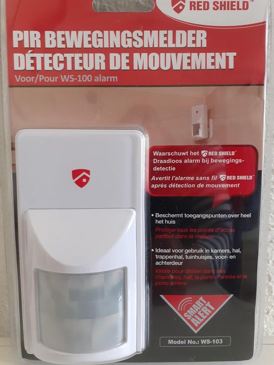 Red Shield draadloze bewegingsmelder WS-103 voor de Red Shield ...