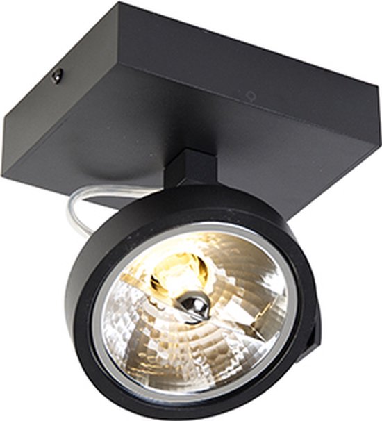 QAZQA go - Moderne Plafondspot | Spotje | Opbouwspot - 1 lichts - L 14. ...