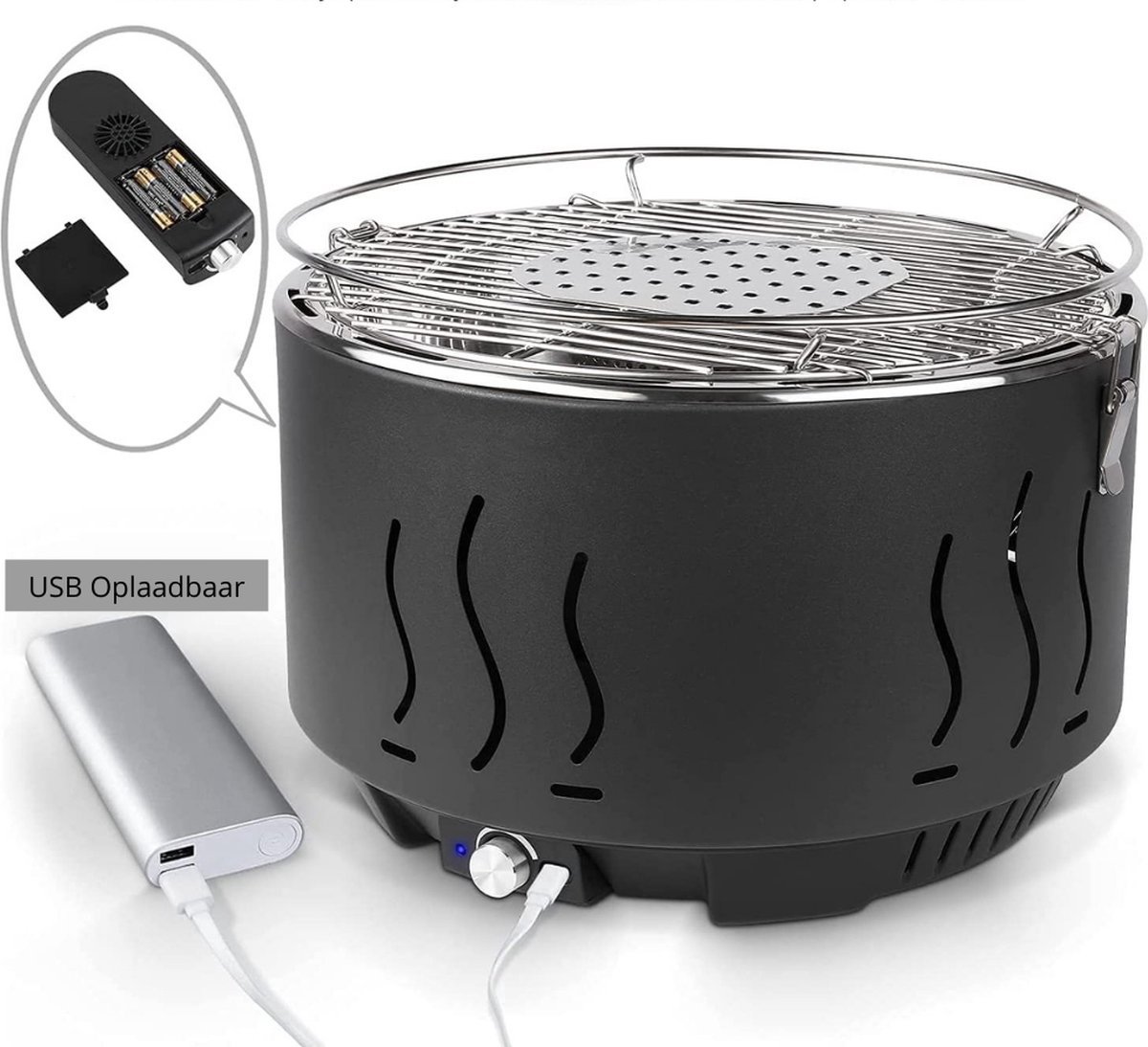 Temz® Barbecue Portable - Barbecue à Charbon de bois - BBQ de Table ...
