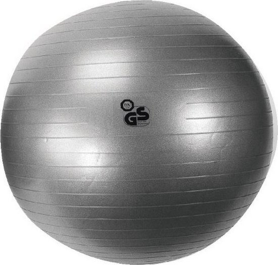 fitnessbal 75 cm 1,45 kg PVC grijs | bol