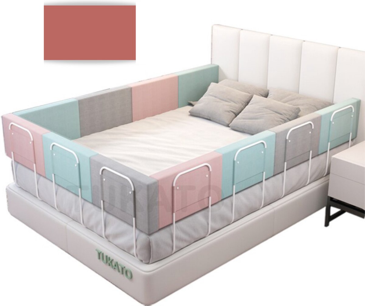 Magnificos - bedrand - bedhekje - bedrail - baby bed bumper - roze - 50 ...