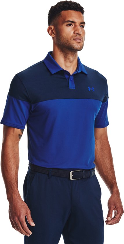 Under Armour T2G Blocked Polo-Royal / Academy / Royal | bol