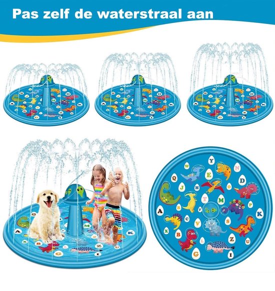 Watermat - Waterspeelmat - Watersproeiers - Speelmat - Speelmat water ...