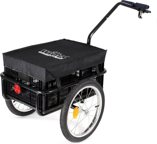 Wildanger fiets transportkar 50kg - fietsaanhangwagen fietskar ...