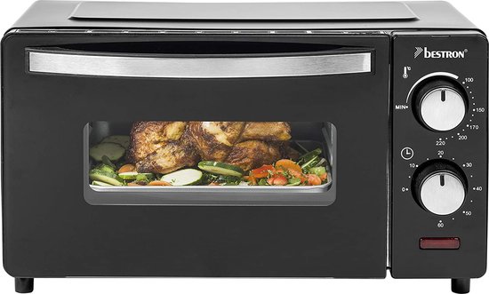 Bestron vrijstaande Mini Oven met 9L volume, Bakoven inlcusief ...