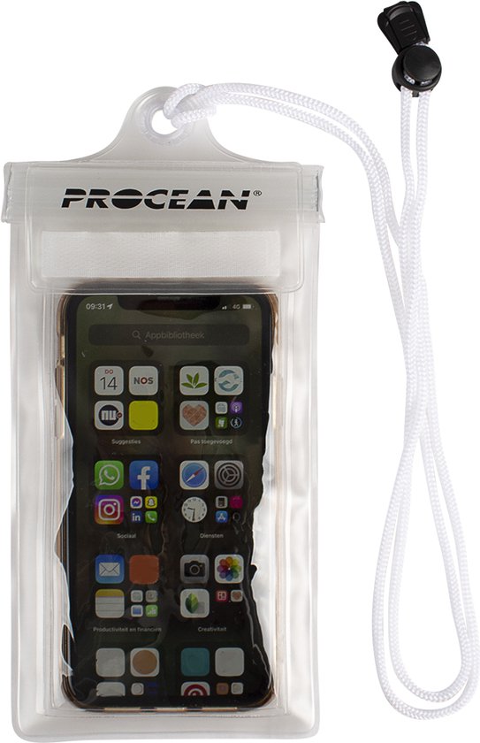 Telefoon waterproof tasje transparant | bol