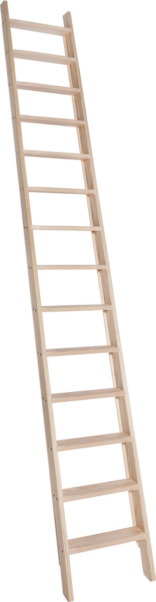 Zoldertrap - 15 treden - Stahoogte 303 cm - Houten ladder ...