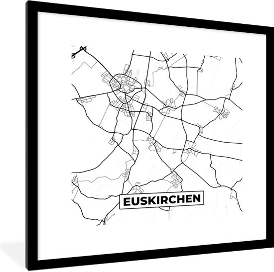 Fotolijst incl. Poster - Plattegrond - Kaart - Euskirchen - Stadskaart ...