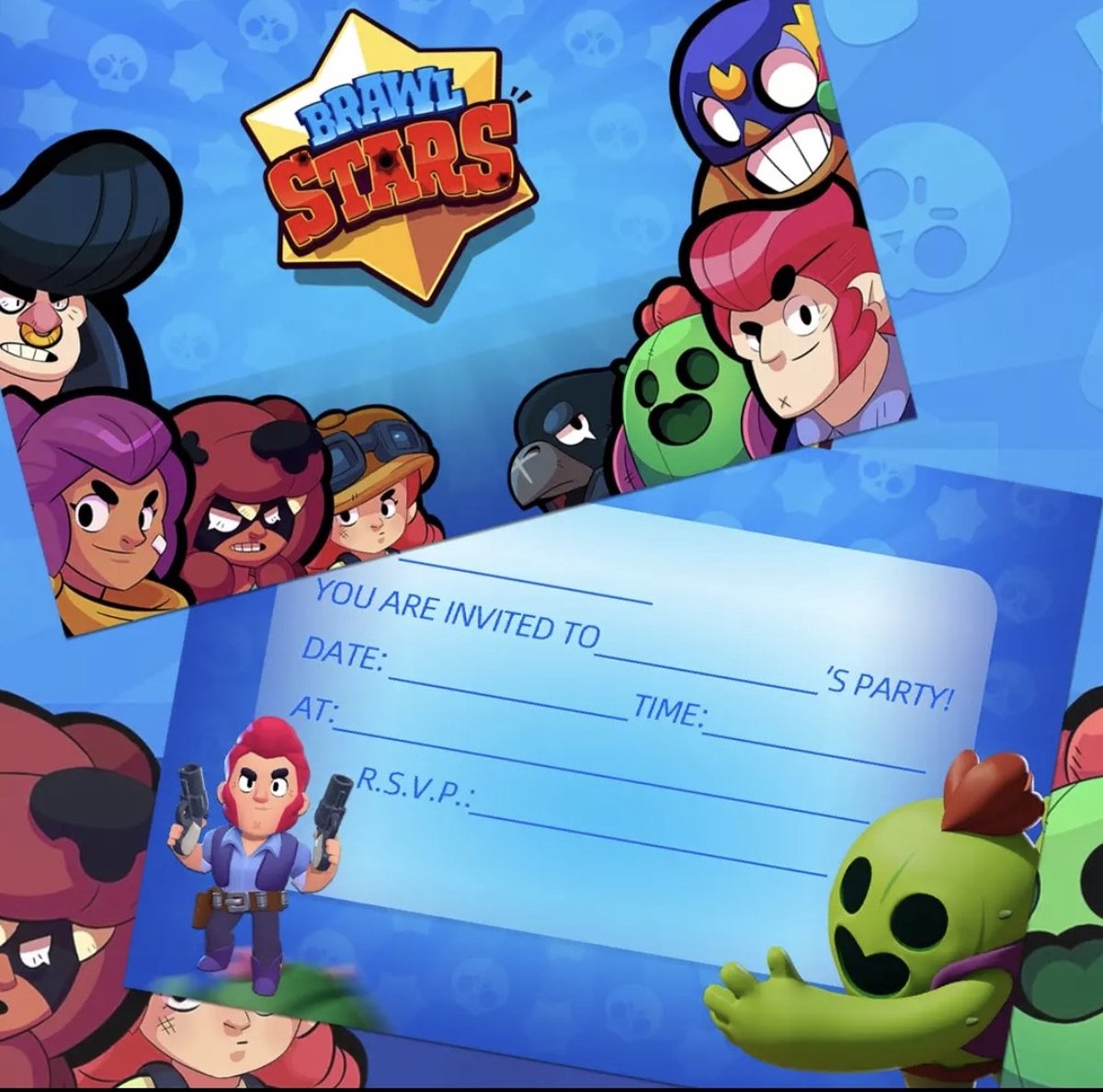 Brawl Stars Invintation Birthday Invitation Brawlstar - vrogue.co Brawl Stars Invintation Birthday Invitation Brawlstar - vrogue.co