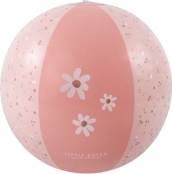 Little Dutch - Strandbal - roze - flowers - meisjes - strand bal ...