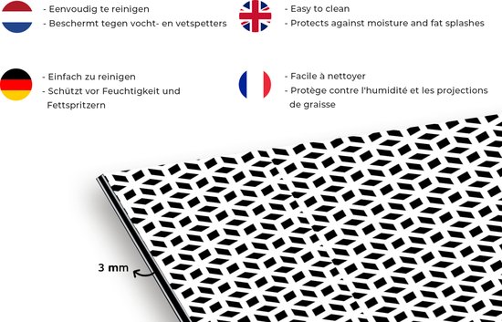 KitchenYeah - Spatwand - Spatscherm - Abstract - Patronen - Design ...