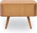 Gazzda Ena nightstand 55 houten nachtkastje naturel - 1 lade | bol.com