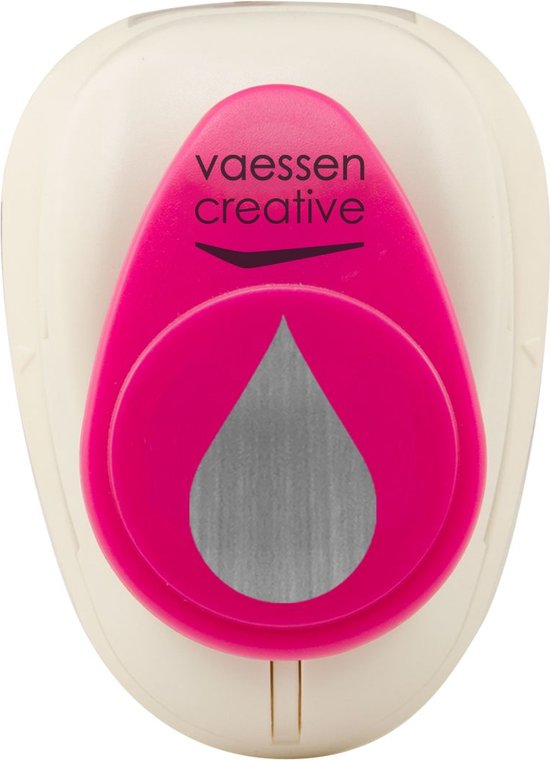 Vaessen Creative Pons - Medium - Druppel - Ø 2,5cm | bol.com