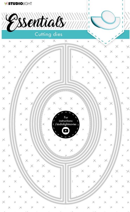 Matrice de découpe Studio Light Essentials Forme de carte Swing n°122 | bol.com