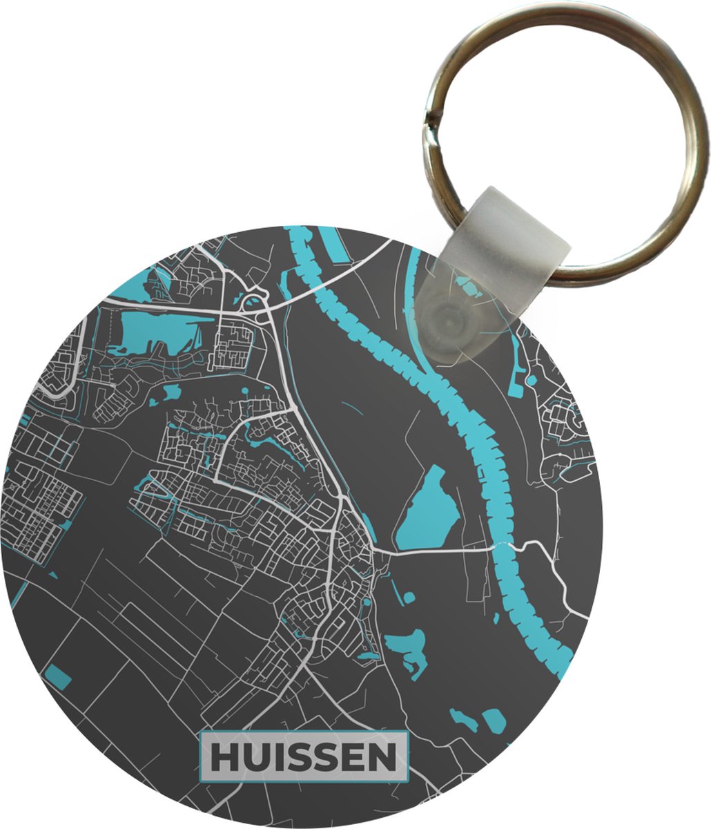 Sleutelhanger - Stadskaart - Huissen - Plattegrond - Kaart - Plastic ...