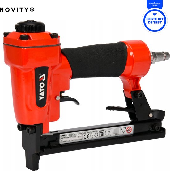 Novity® Yato | Nietpistool - Tacker - Nagelpistool - Pneumatisch | bol.com