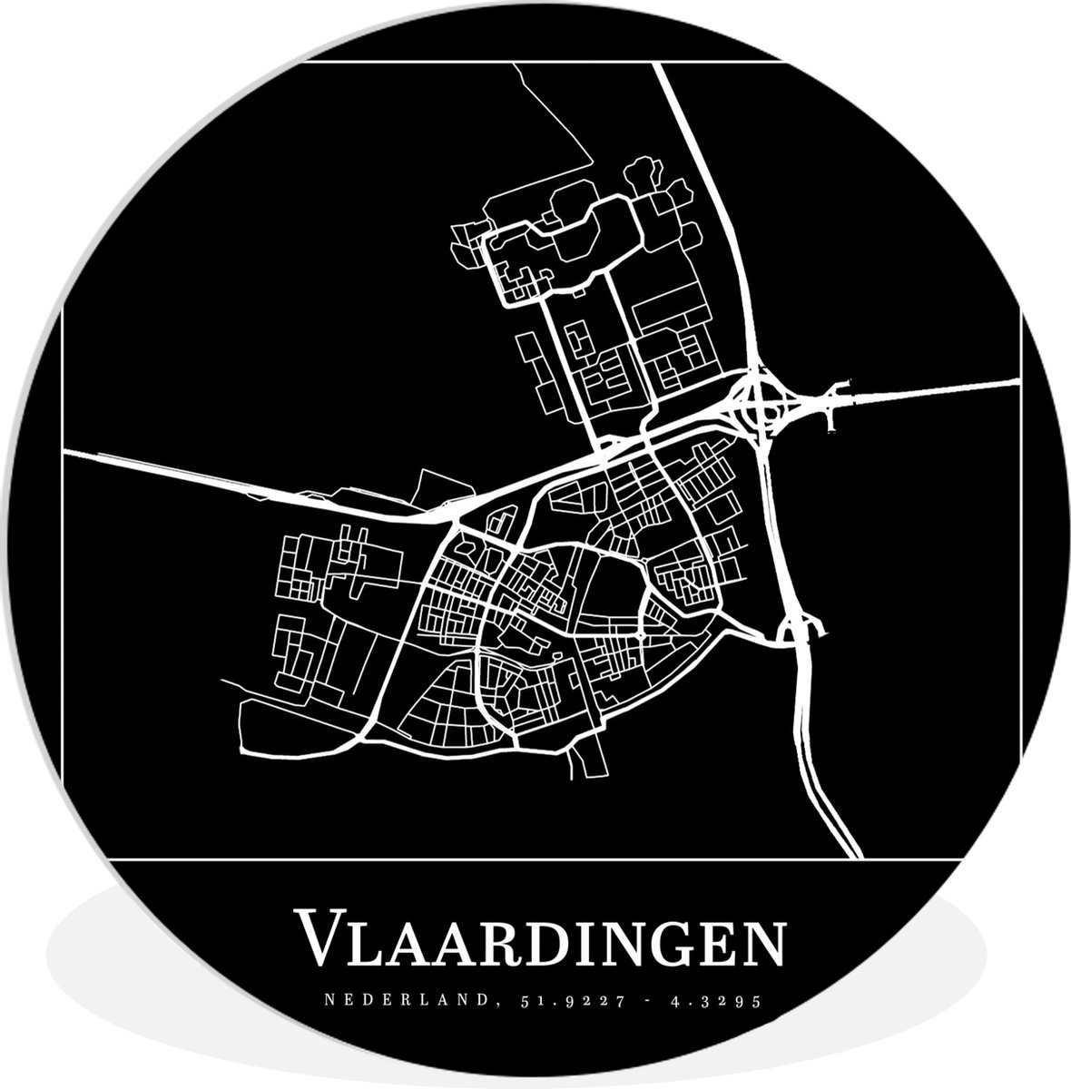 Wall Circle - Wall Circle Indoor - Map - Vlaardingen - Map - City Map ...