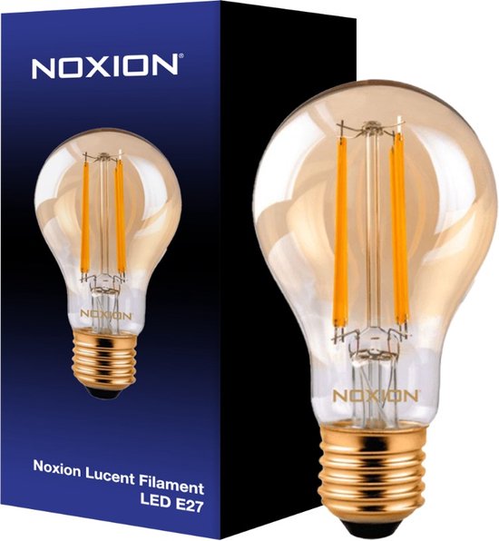 Noxion Lucent Filament LED E27 Peer Helder 8W 710lm - 822 Zeer Warm Wit | Dimbaar -... | bol