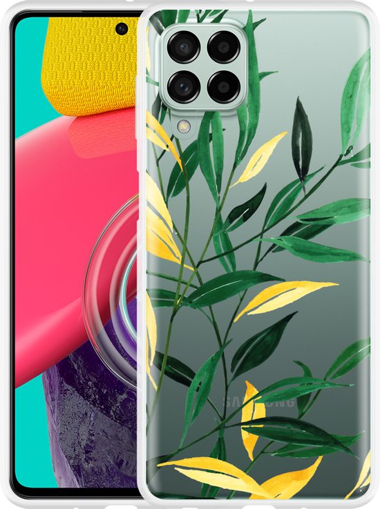 Samsung Galaxy M53 Hoesje Watercolor Flowers - Designed by Cazy | bol.com
