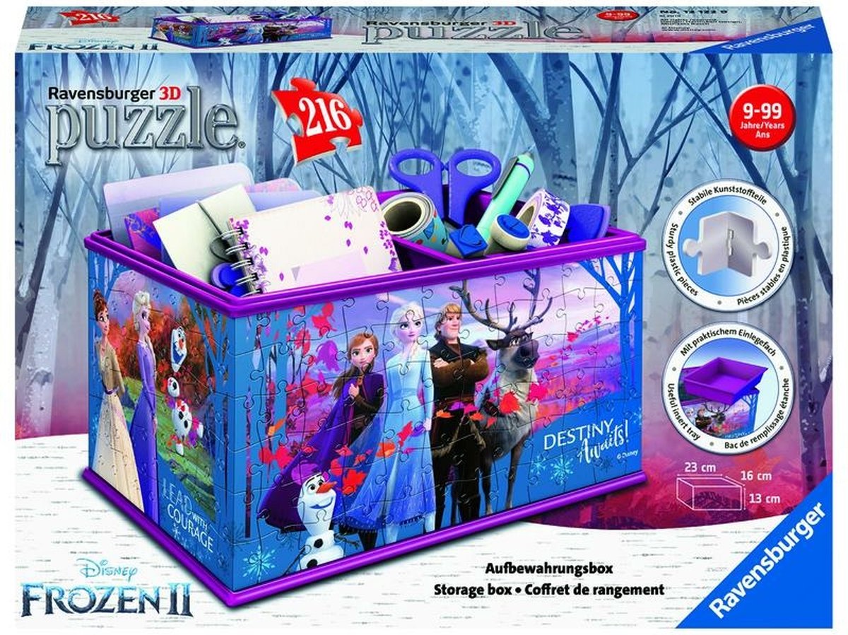 Ravensburger 3D puzzel Disney Frozen 2 Opbergdoos - 216 stukjes | bol.com