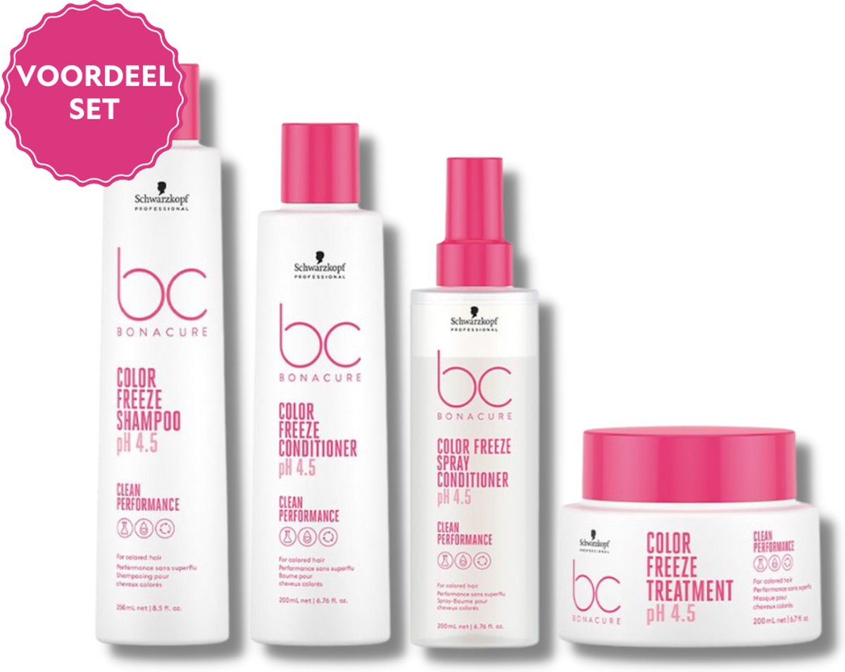 Schwarzkopf BC Bonacure Color Freeze Voordeel Set | bol
