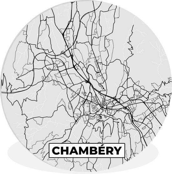 Wall Circle - Wall Circle Inside - France - Chambéry - City Map - Map ...