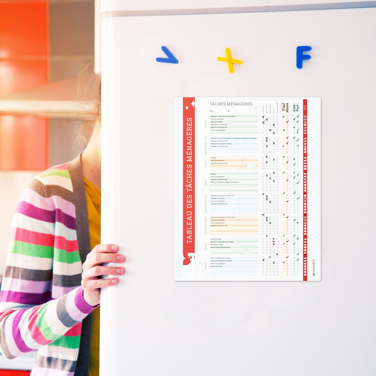 Navaris Huishoudplanner voor het gezin - Familieplanner voor ...