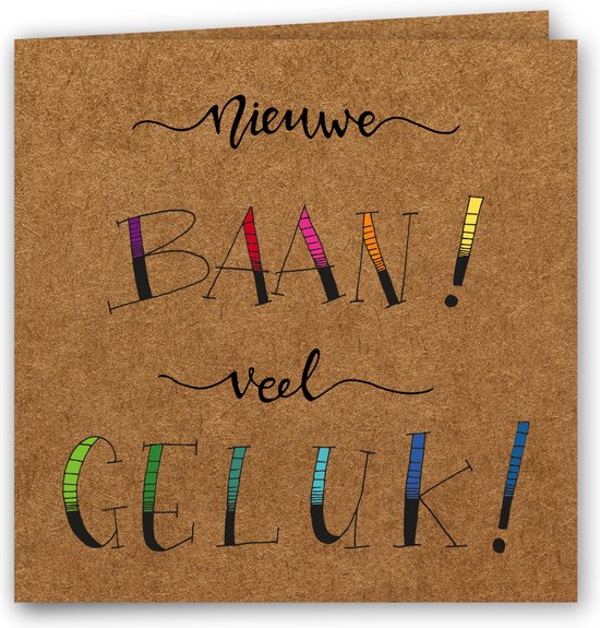 Nieuwe baan - Kraft - Gefeliciteerd nieuwe baan - New job - Nieuw werk ...