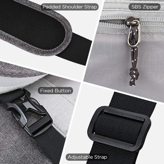 Grote laptop koerierstas voor dames en heren - Schoudertassen Messenger ...