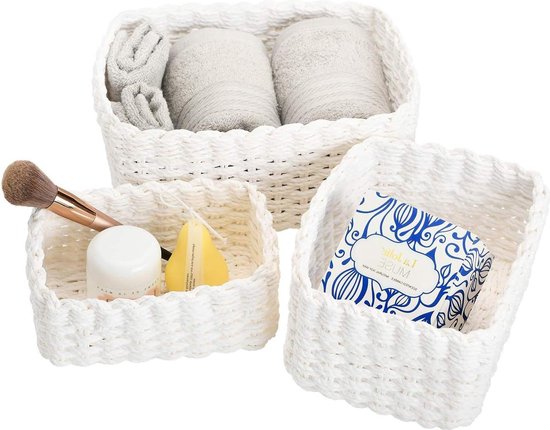 Opbergmand van biologisch handwerk van papier - Milieuvriendelijke ...