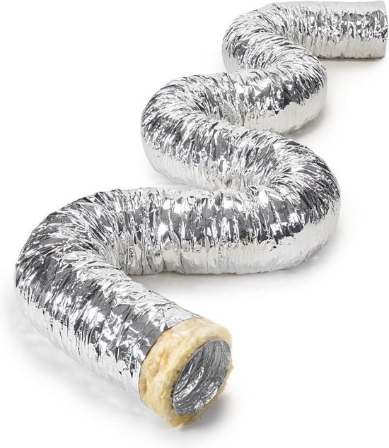 Afvoerslang Airco IAL100_5 Geïsoleerde flexibele ventilatiekanaalslang ...