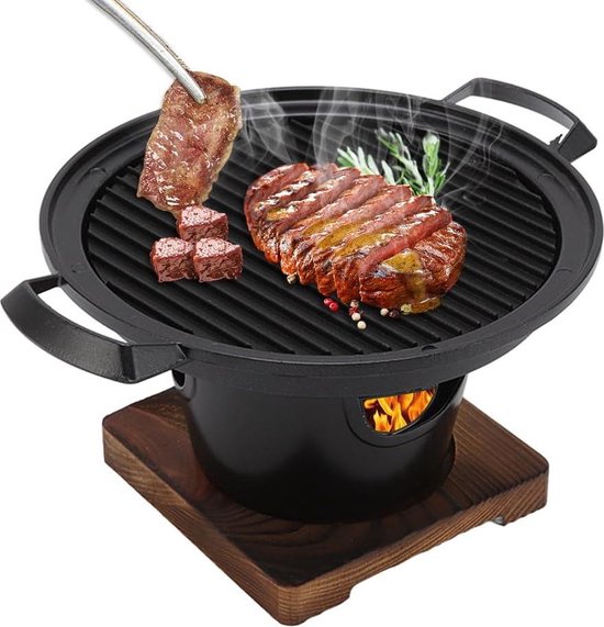 6.7in Japanse Stijl Yakiniku Grill Draagbare Individuele Tafelblad Mini ...