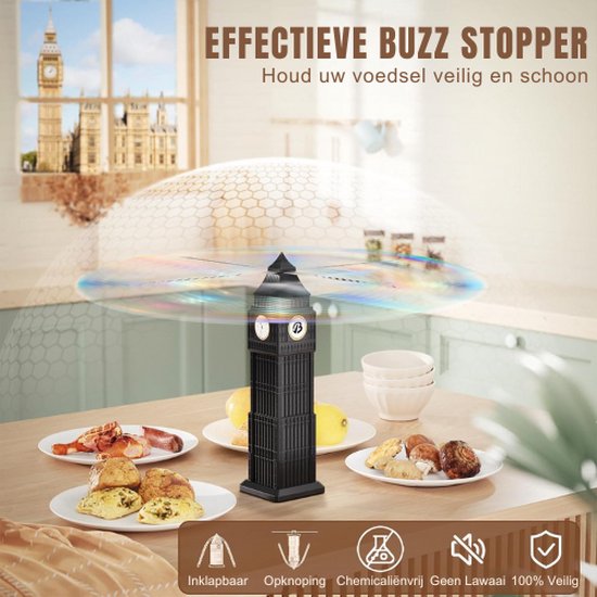 Bermoso® Vliegenverjager (4 Stuks) - Vliegen Verjager - Vliegenverjager ...