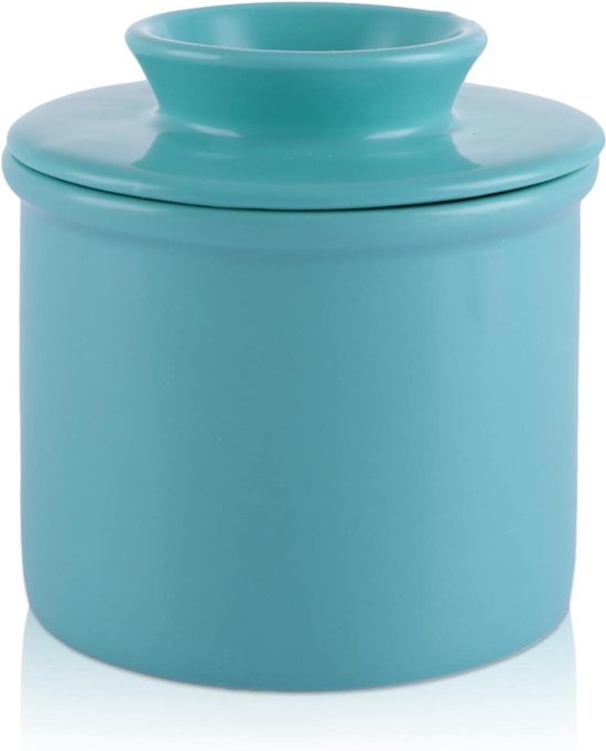 Porseleinen ronde botervloot blauw - Franse stijl - Verse en zachte ...