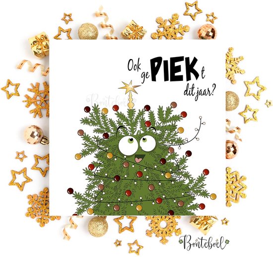 Kerst Wenskaarten - set van 20 unieke en grappige wenskaarten ...