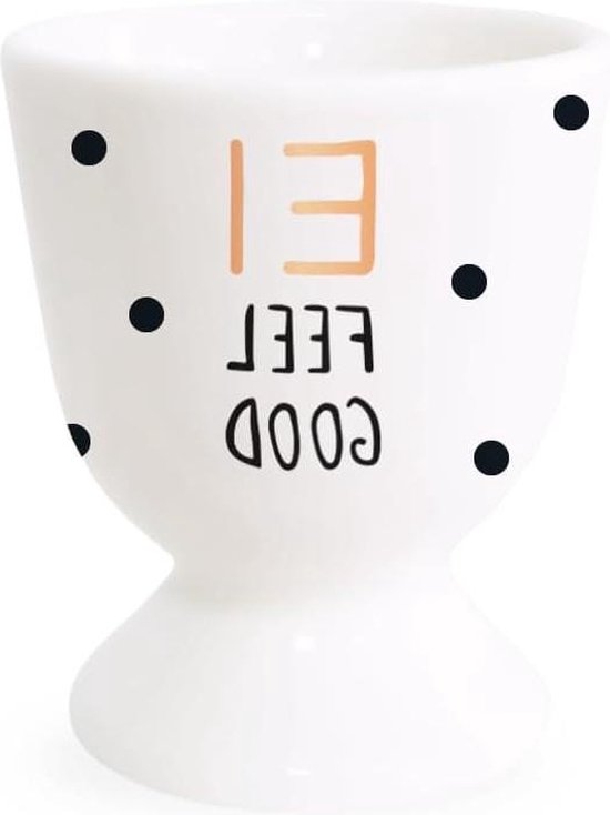 Eierdopjes porseleinen beker met 100% echt goud Eierdopjes | bol