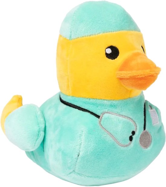 Fuzzyard Duck Ducktor - Hondenspeelgoed - 1 stuk | bol