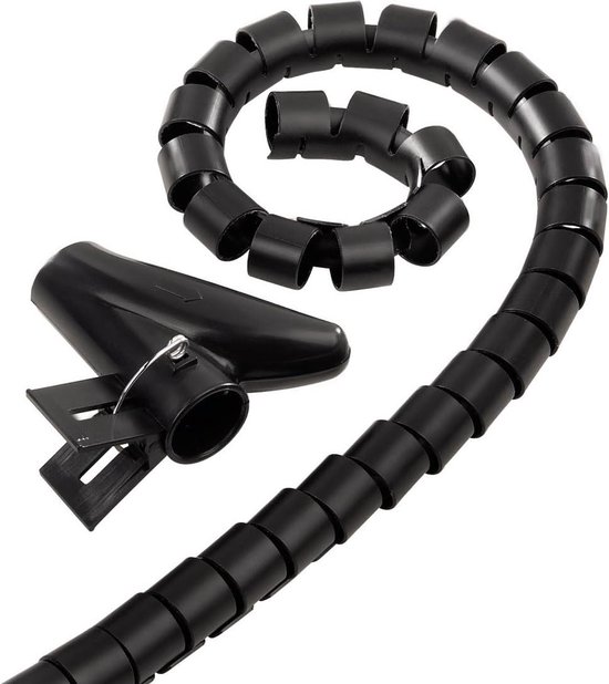 Cable hose with retracting aid - flexible cable duct for cable ...