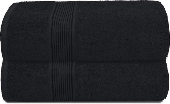 2-pack extra groot katoenen badlaken - ultra-absorberend en compact ...