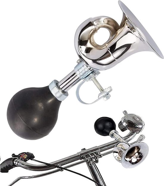 Toeter fiets Retro Mountain Bike Horn - Vintage Bicycle Leather with ...