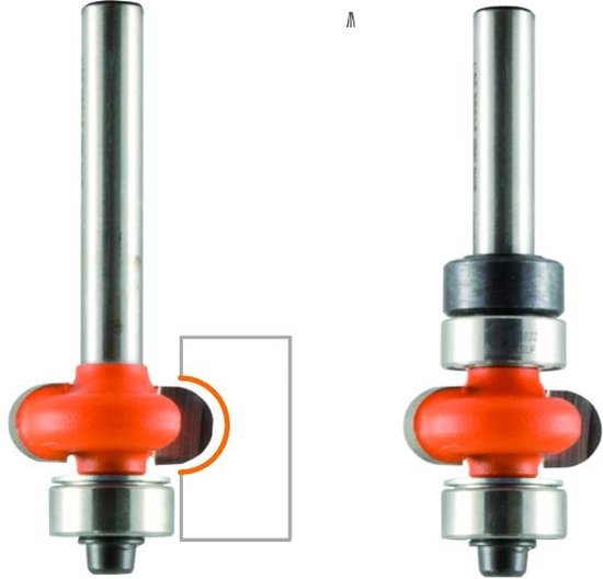 CMT - Half bolle frees met kogellager, HW - Frees - Snijgereedschappen ...