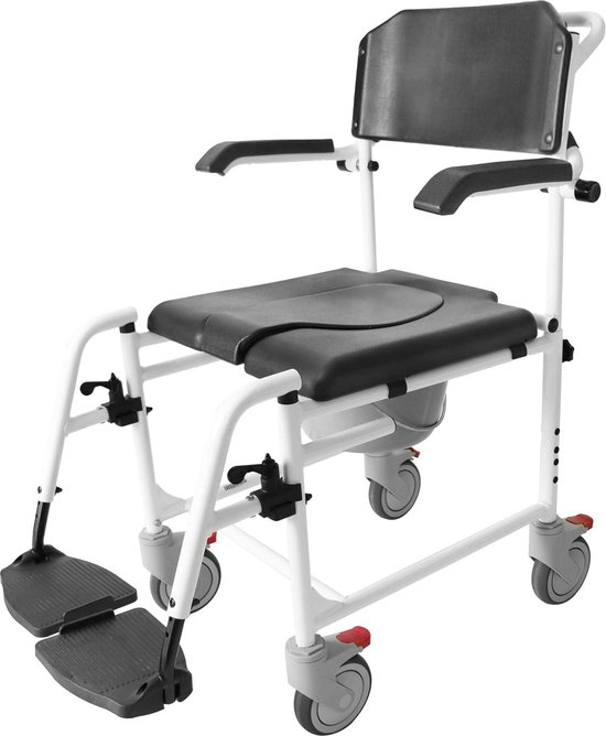 Douche Rolstoel voor Volwassenen - Verbeterde Remmen - Wielen ...